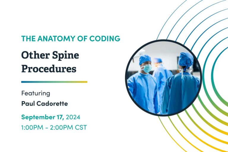 2024 The Anatomy of Coding Educational Series - Other Spine Procedures ... 2024 The Anatomy of Coding Educational Series - Other Spine Procedures ...