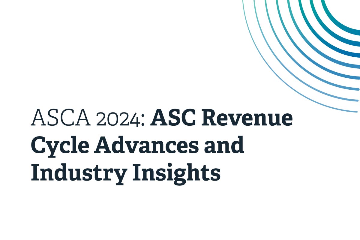 ASCA 2024: ASC Revenue Cycle Advances and Industry Insights | nimble solutions